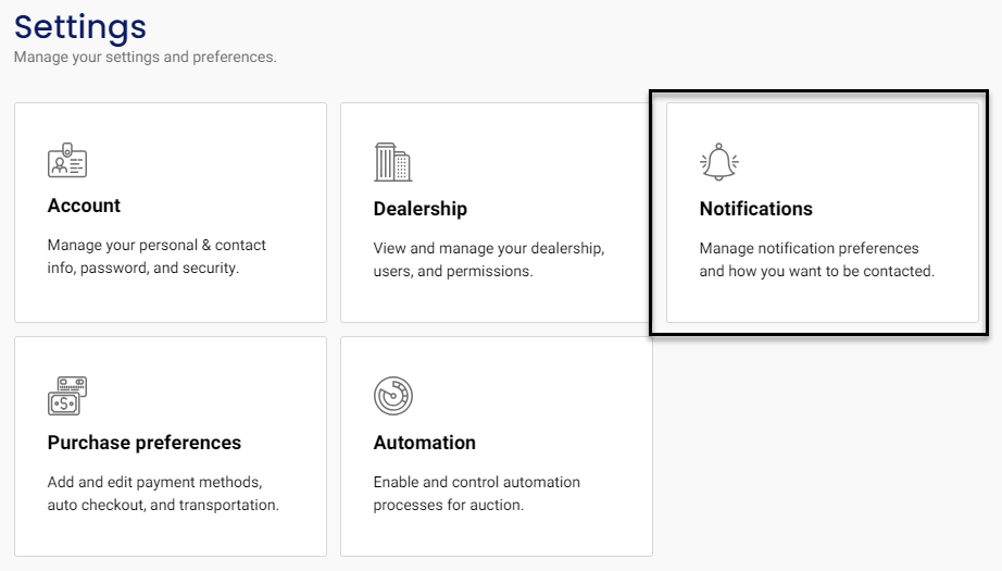 Managing Notifications Managing Notifications