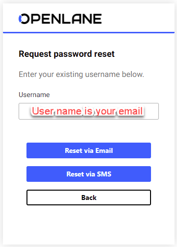 Accessing OPENLANE.ca for the first time