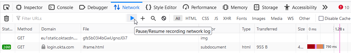 Capturing a HAR Log to Troubleshoot